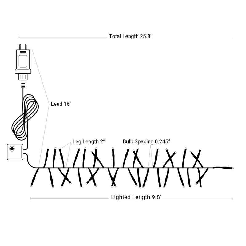 480L LED Firecracker Light Garland – S4 Lights