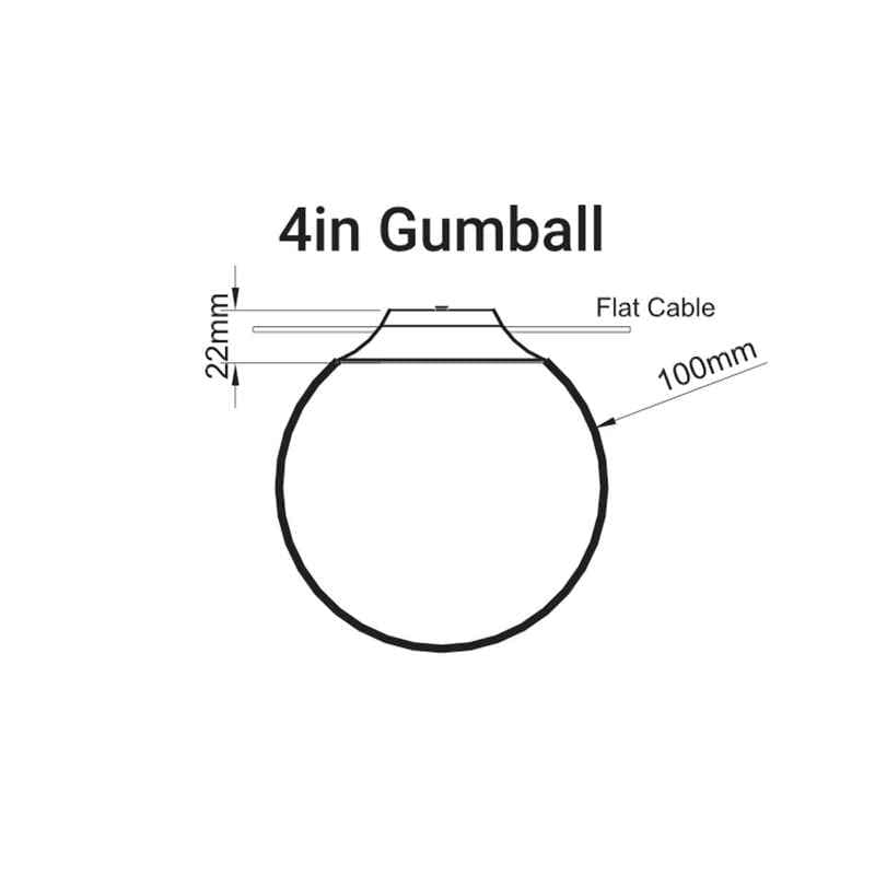 Gumball String, 13in Bulb Spacing – S4 Lights